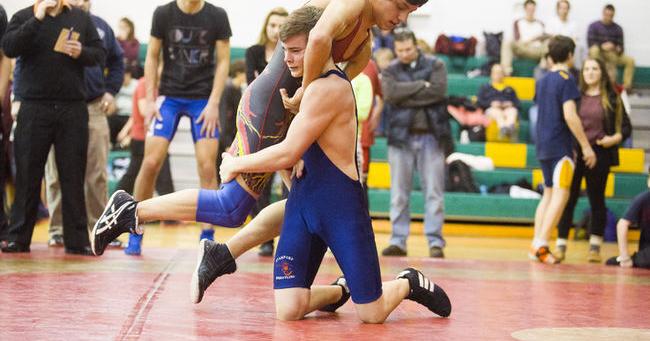 Falls wrestler's head games on the mat