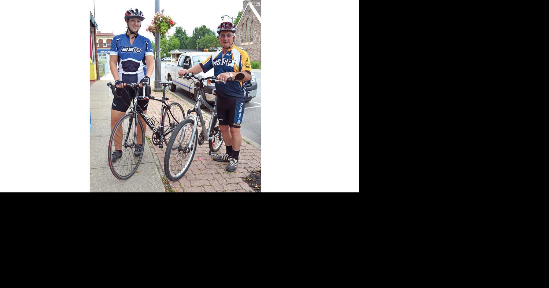 Peyton pairs up with cycling protégé