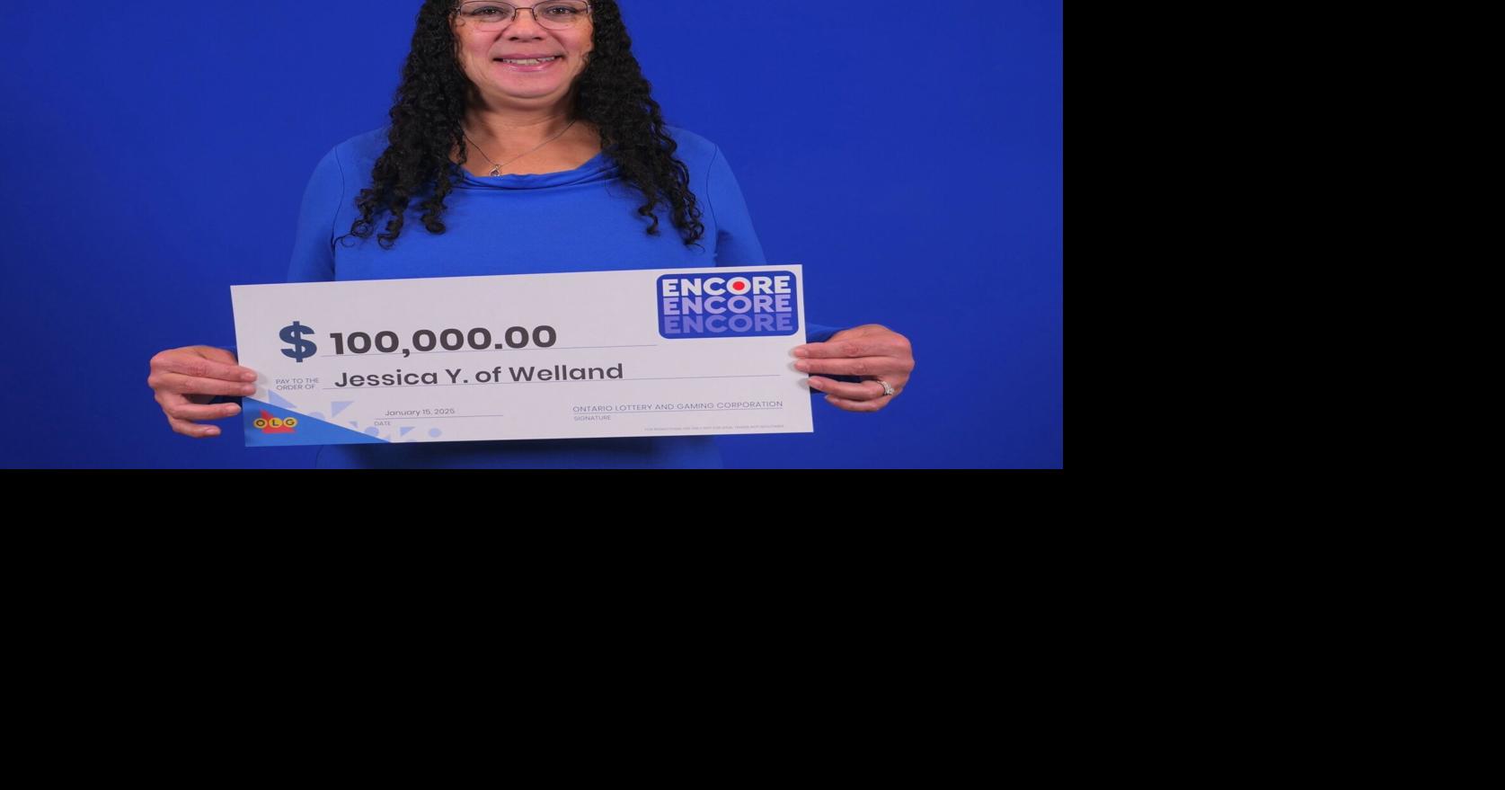 Welland woman wins Encore lottery prize on Christmas