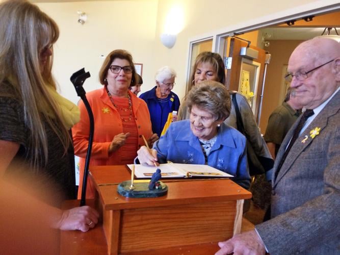Betty Ghiendoni honoured for half century of Daffodil Tea service