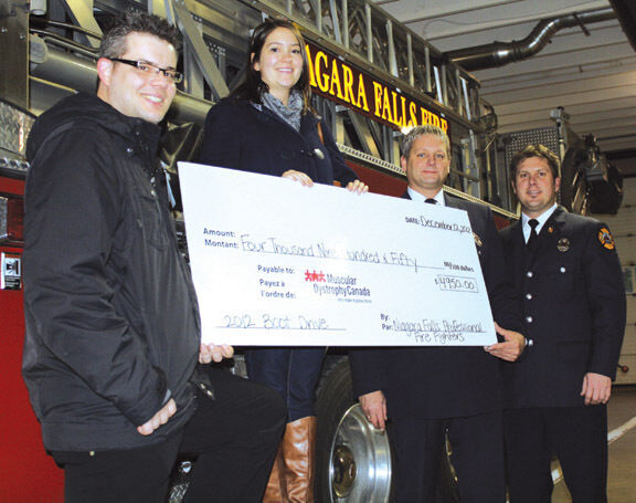 Firefighters give Muscular Dystrophy the boot