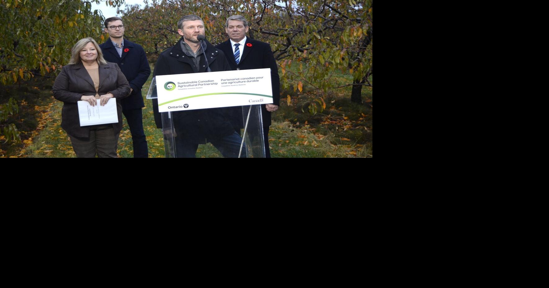 Funding will help Niagara fruit farmers plant for the future