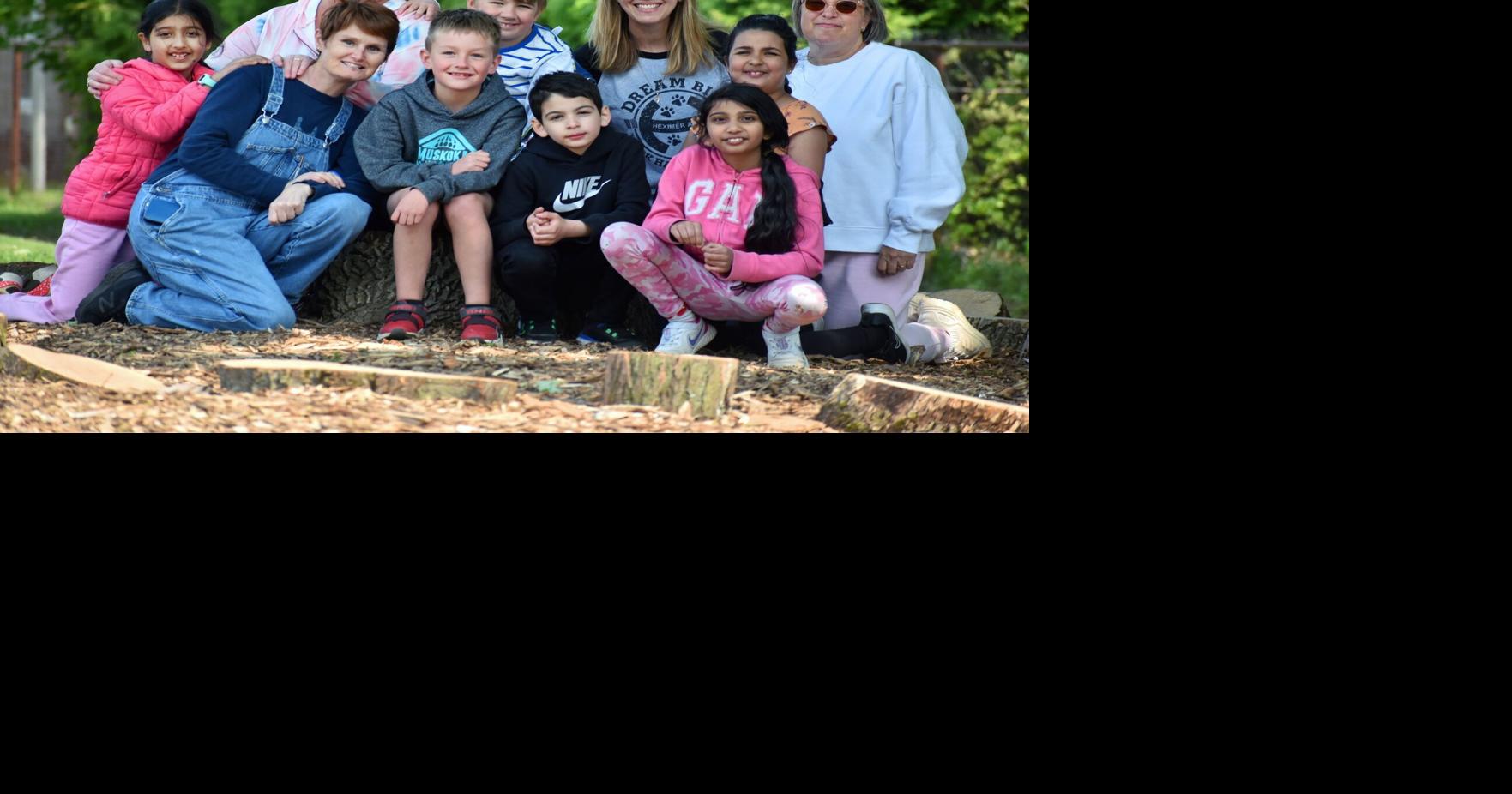 Students get back to nature with naturalized playground