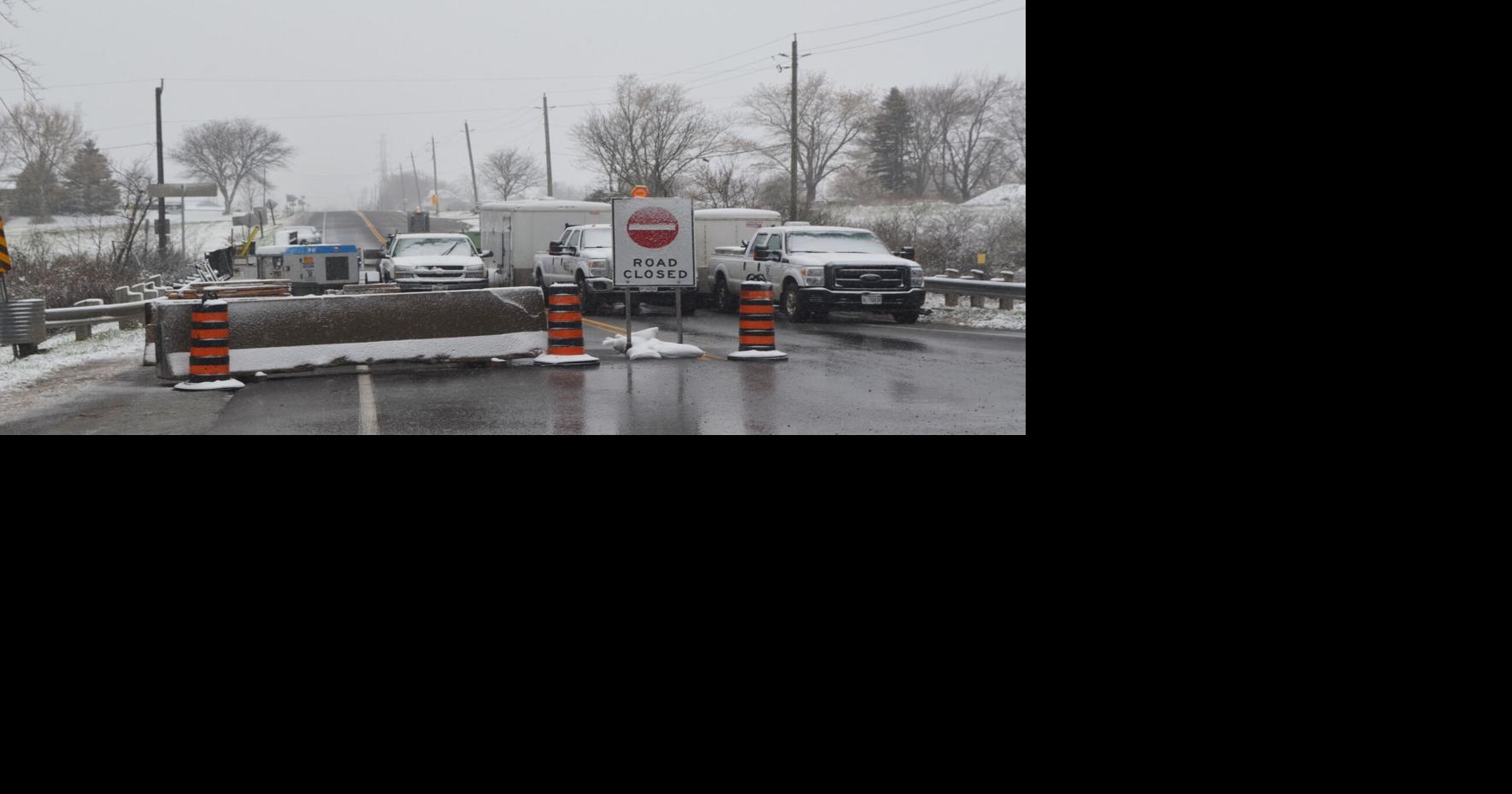 What's going on here? Highway 20 bridge closure
