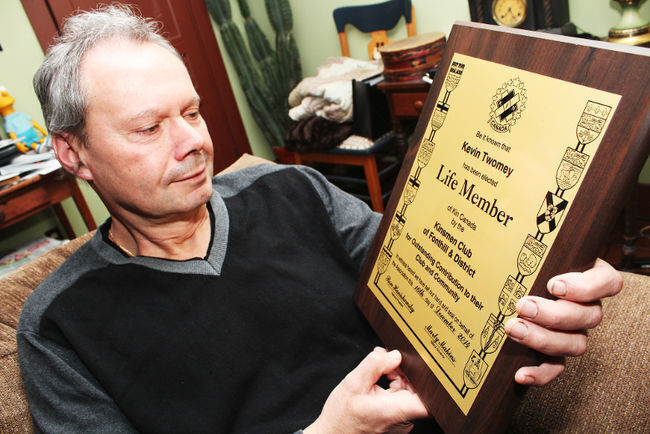 Kinsman receives club's highest honour