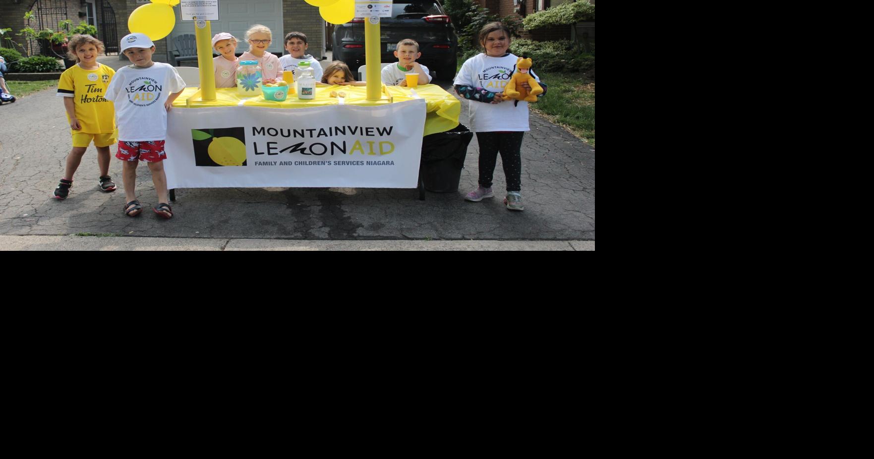 Lemonade sales across Niagara squeeze up sweet support to send kids to camp