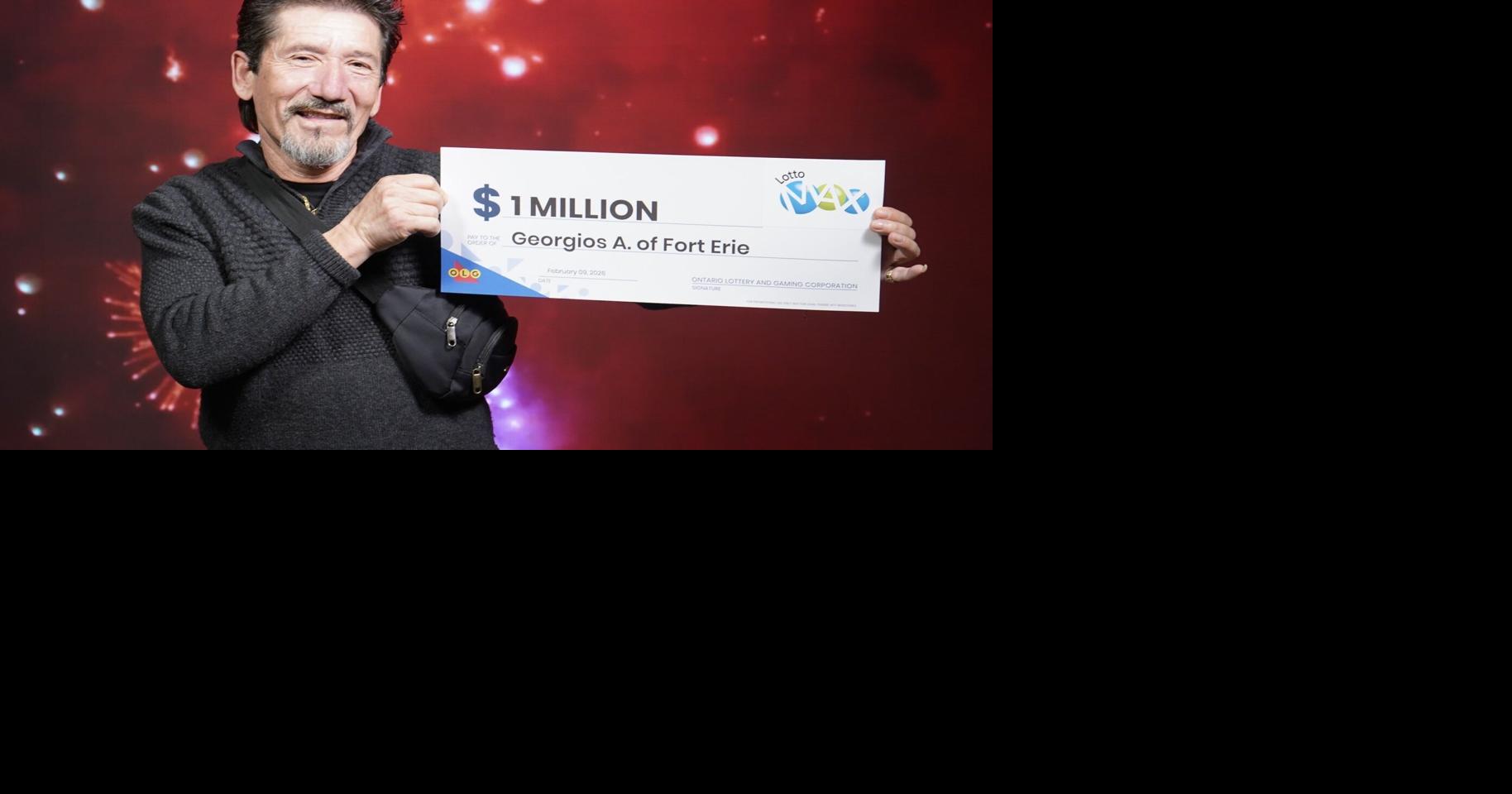 Fort Erie man wins $1-million MaxMillions prize