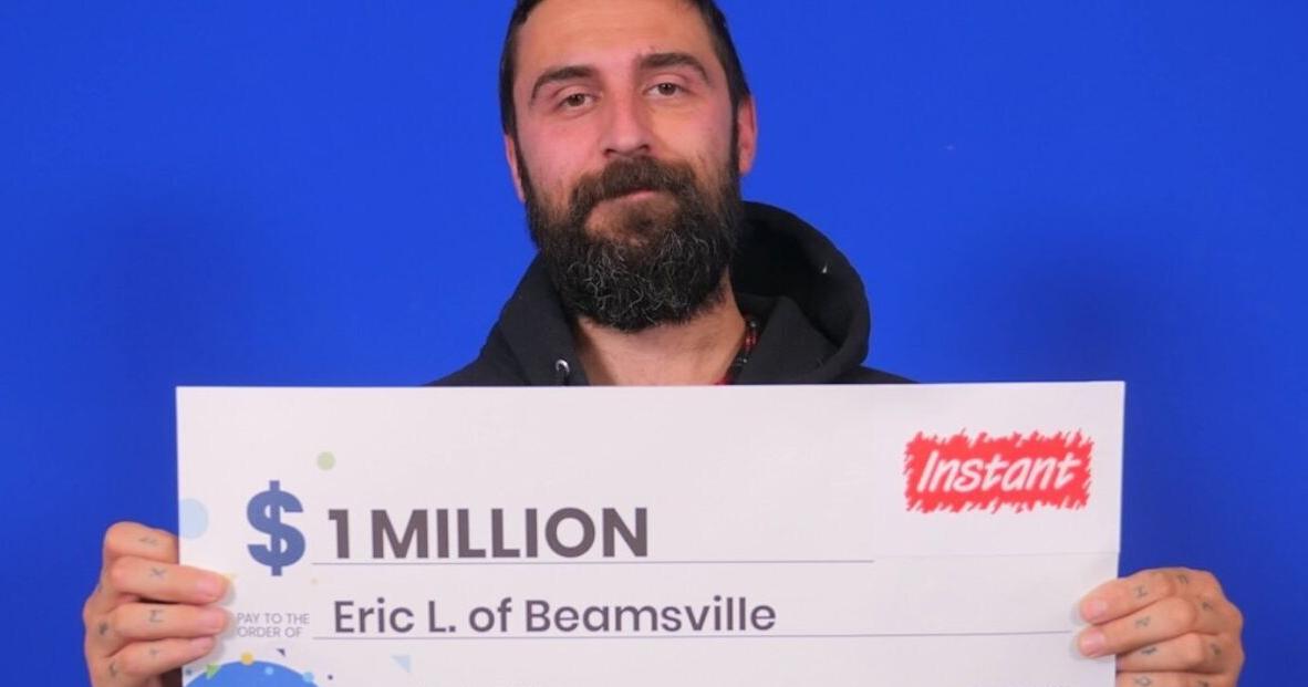 Ontario man, 35, wins $1M with scratch lottery ticket