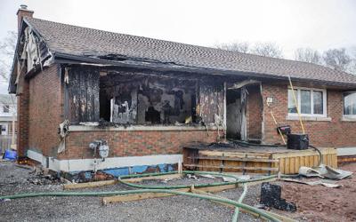 Man leaps from burning Grimsby home