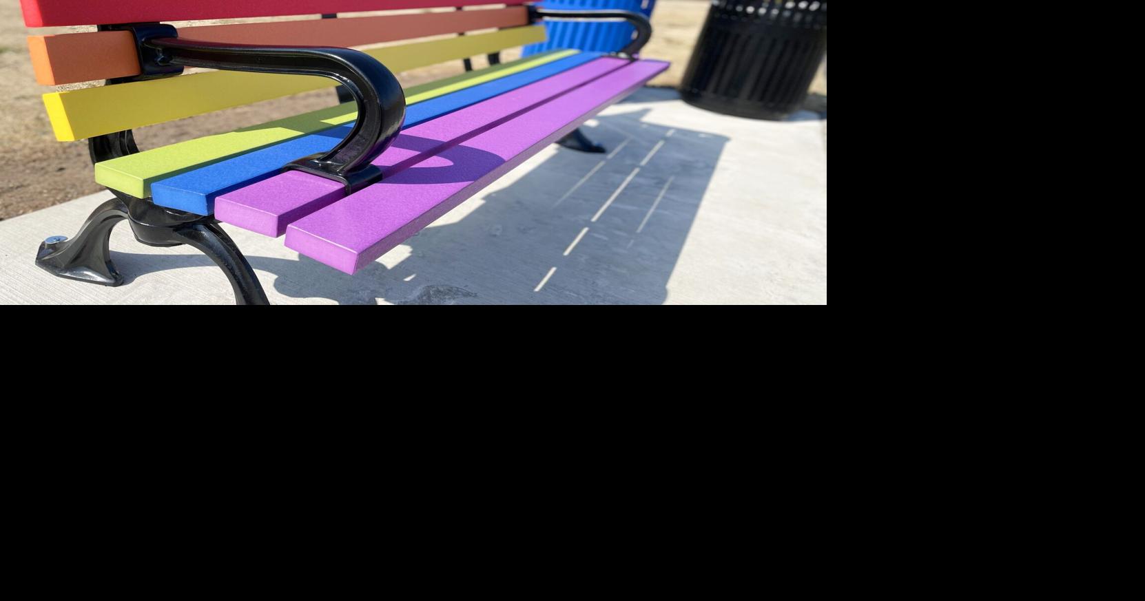 Rainbow-coloured benches coming to Lincoln parks