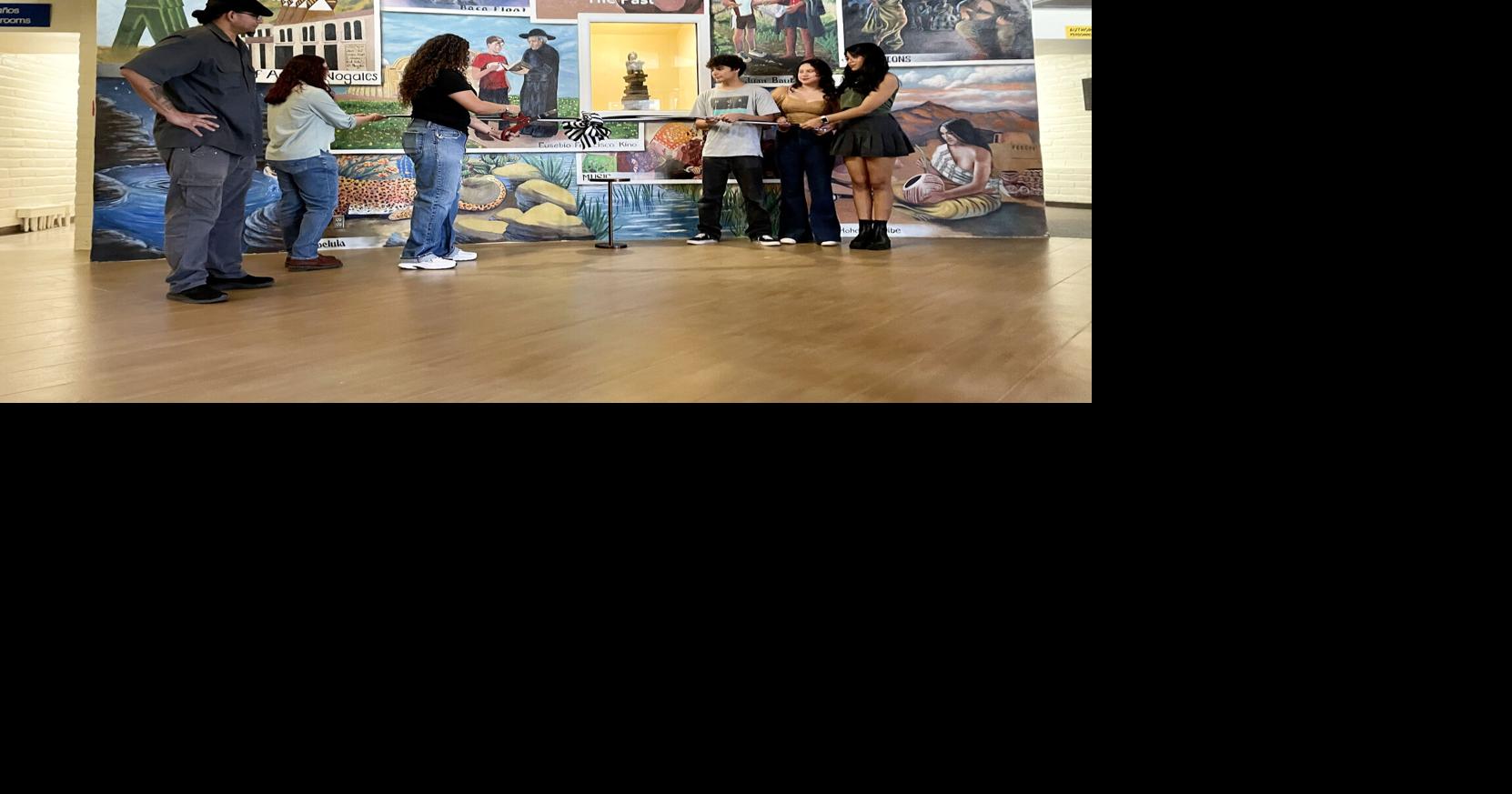 Present meets past with library mural | Community ...