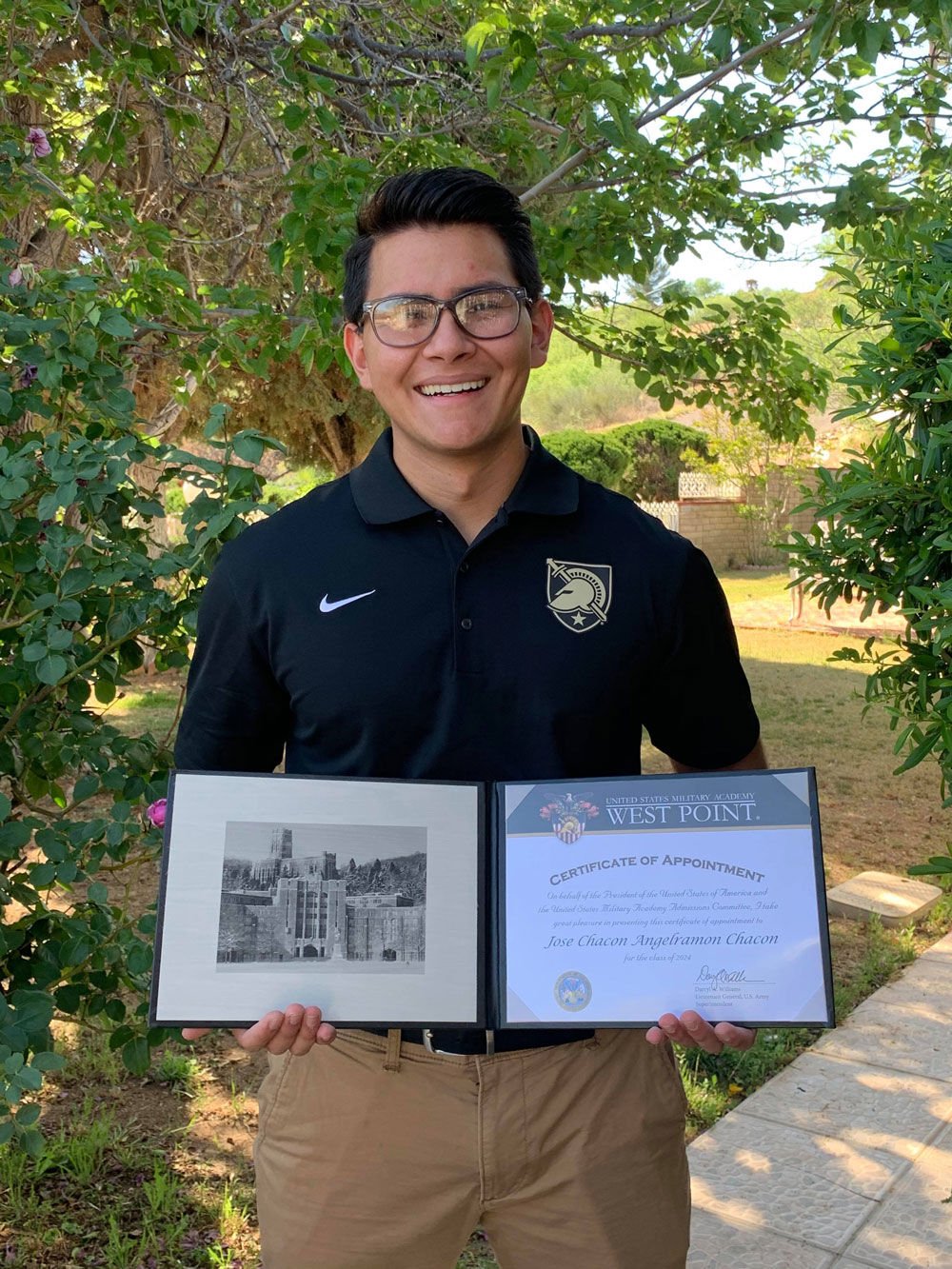 SENIOR JOSE CHACON-QUINTERO APPOINTED TO WEST POINT MILITARY ACADEMY ...