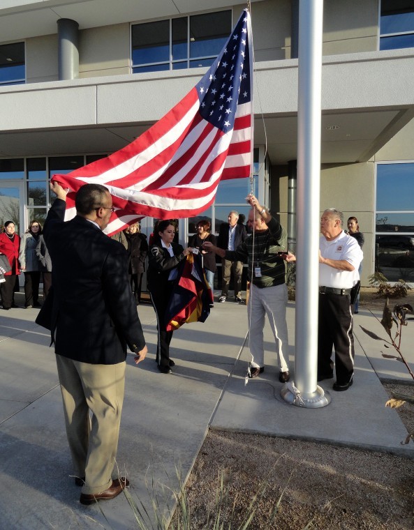Flag flies at new courts and probation center | Local News Stories ...