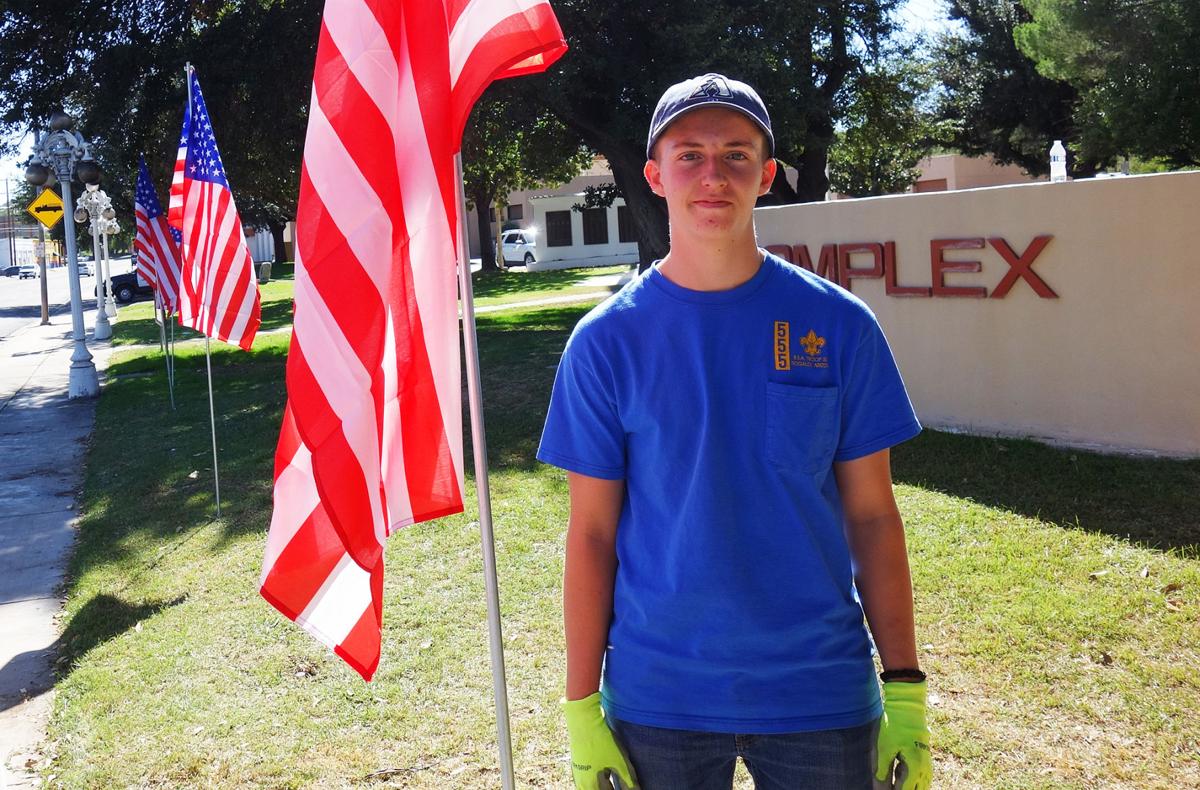 Troop posts flags for Eagle Scout project | Community ...