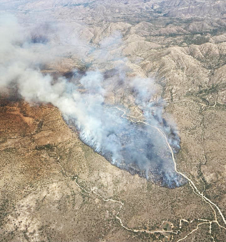 Wildfire near western county line burns at least 500 acres | Local News ...