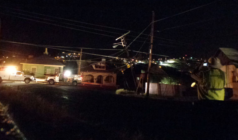 Truck tears into power lines, causing loud explosion | Local News ...