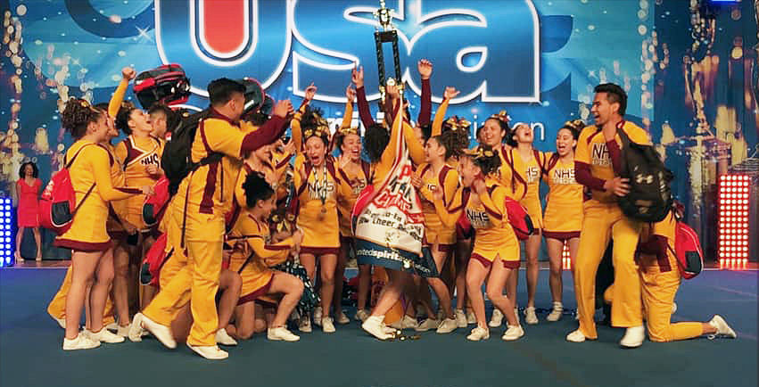 NHS cheer caps off title run with national championship | Local Sports ...