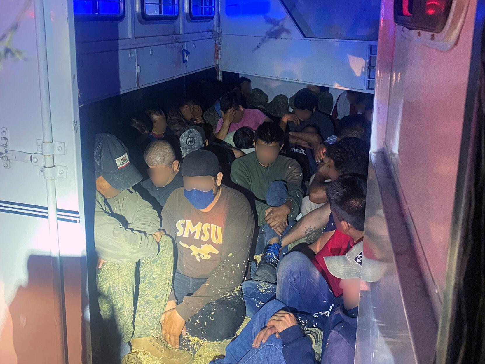 Smugglers pile migrants into livestock trailers | Local News ...