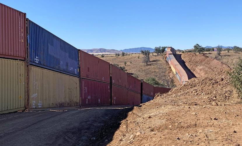 Sheriff warns of arrests if shipping containers installed on border in ...