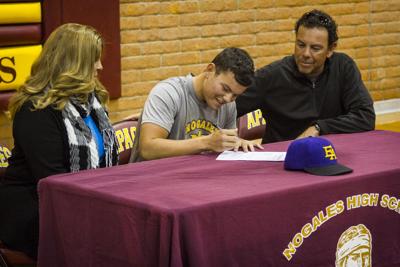 NHS’ Muñoz signs to play baseball for Gila Monsters | Local Sports News ...