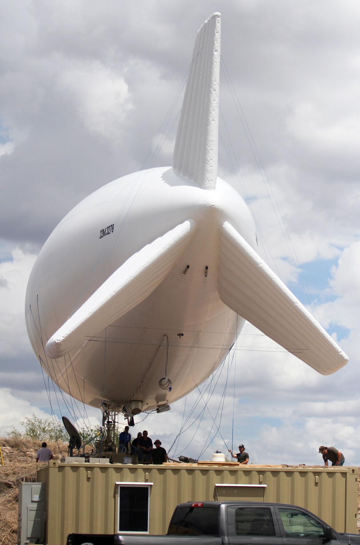Border Patrol blindsides community with 24-hour surveillance blimp ...