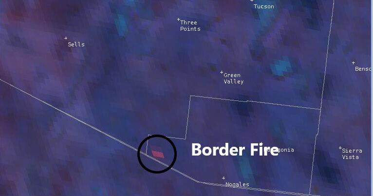 ‘Border Fire’ burns in western Santa Cruz County | Local News ...