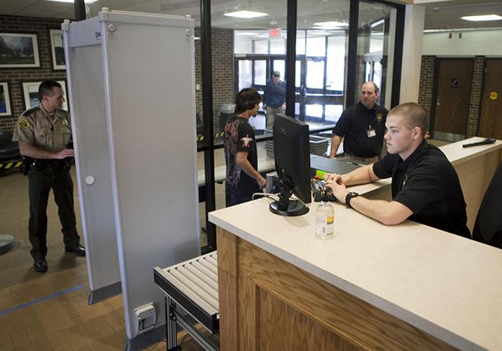 New security active at county courthouse