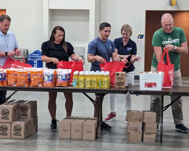 Shine Bright packs personal hygiene kits for area students