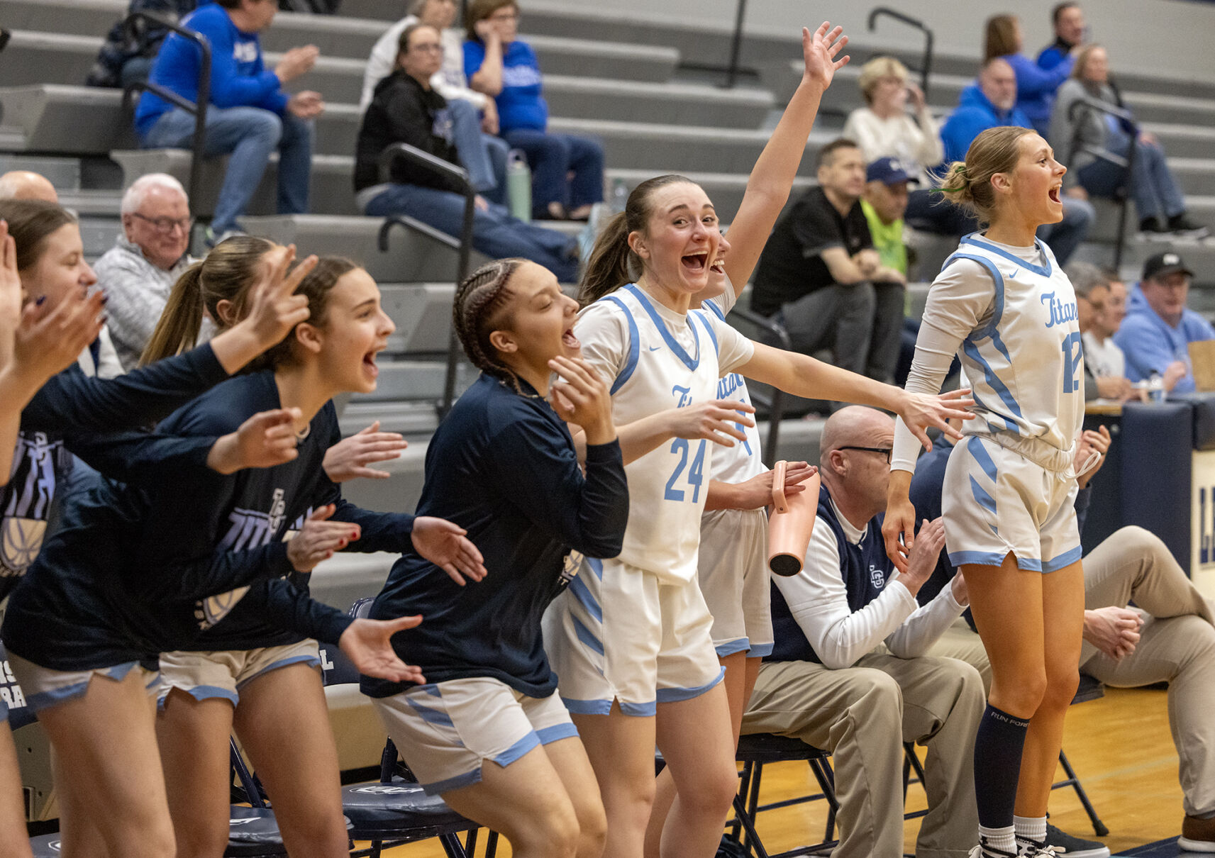Lewis Central's postseason win over Perry through the lens