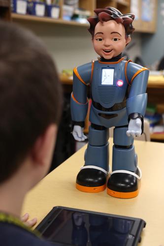 Milo the Robot helps students with autism work on social skills