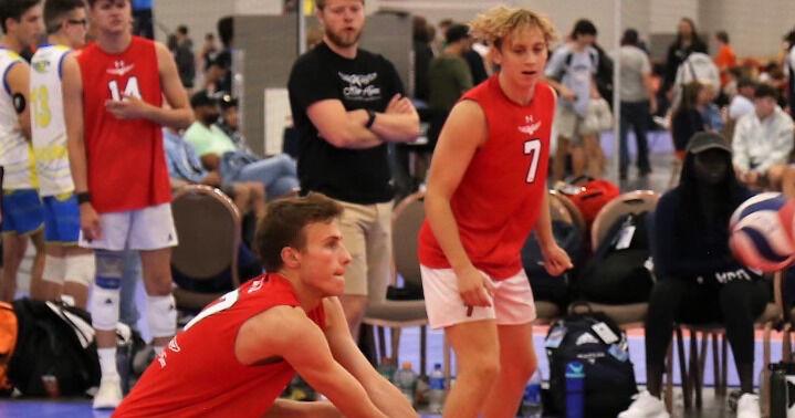 Lutz makes history on volleyball court