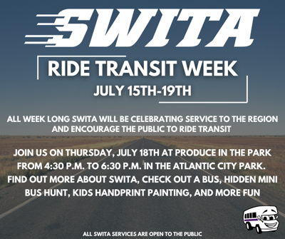 It's Ride Transit Week in southwest Iowa, so check out SWITA