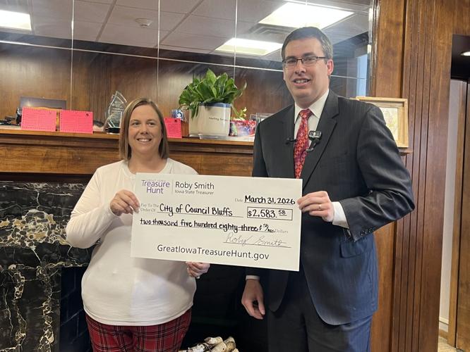 Council Bluffs receives funds from Great Iowa Treasure Hunt