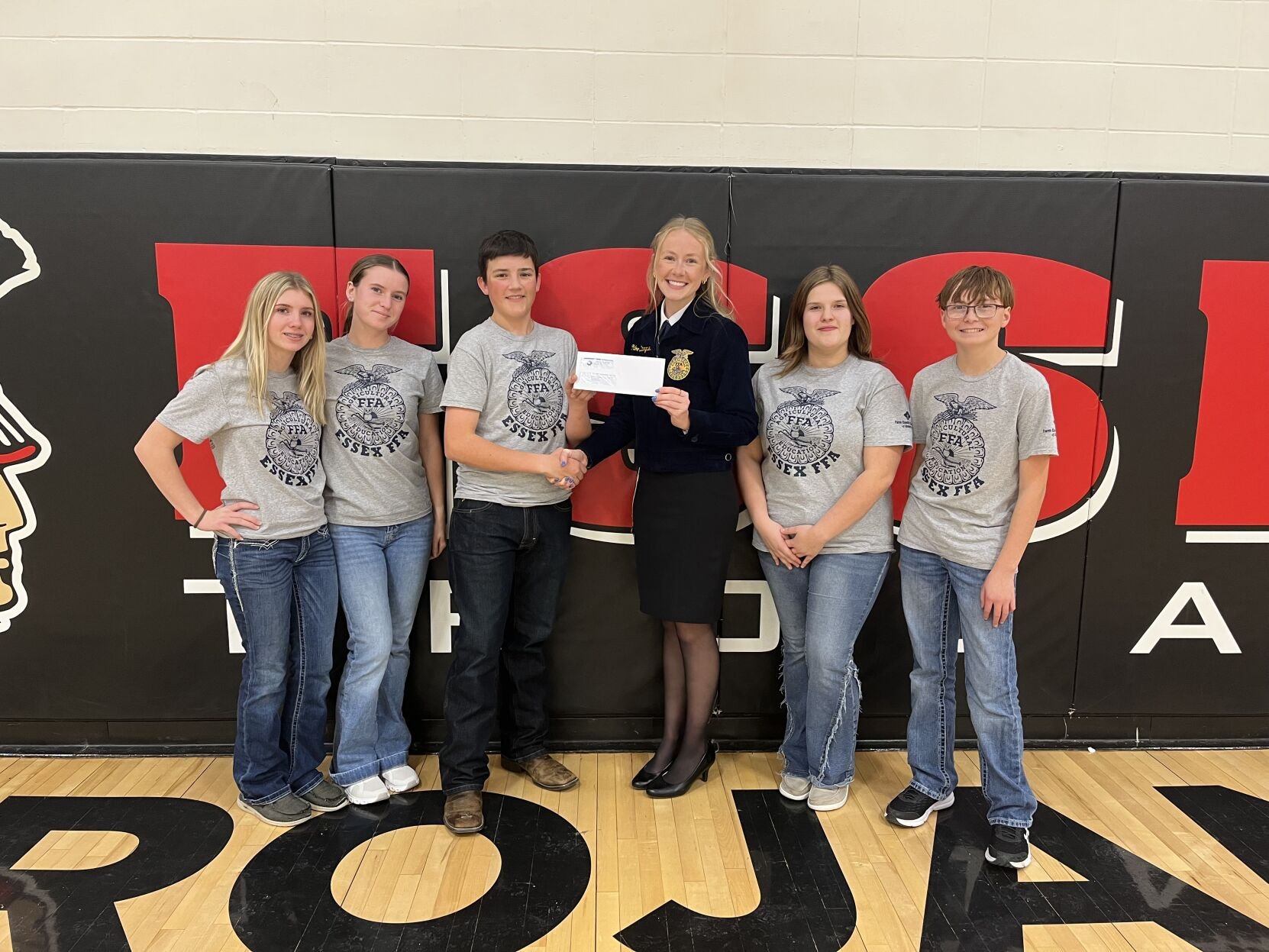 Essex FFA chapter receives donation from Iowa Farm Bureau