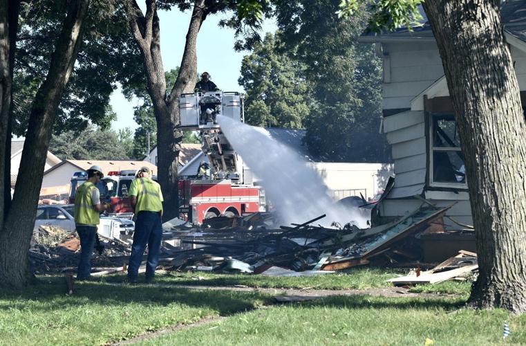 House explosion levels house in Le Mars