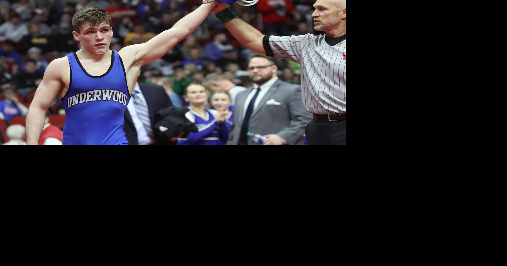 Underwood's Porter, Hamilton win state wrestling championships
