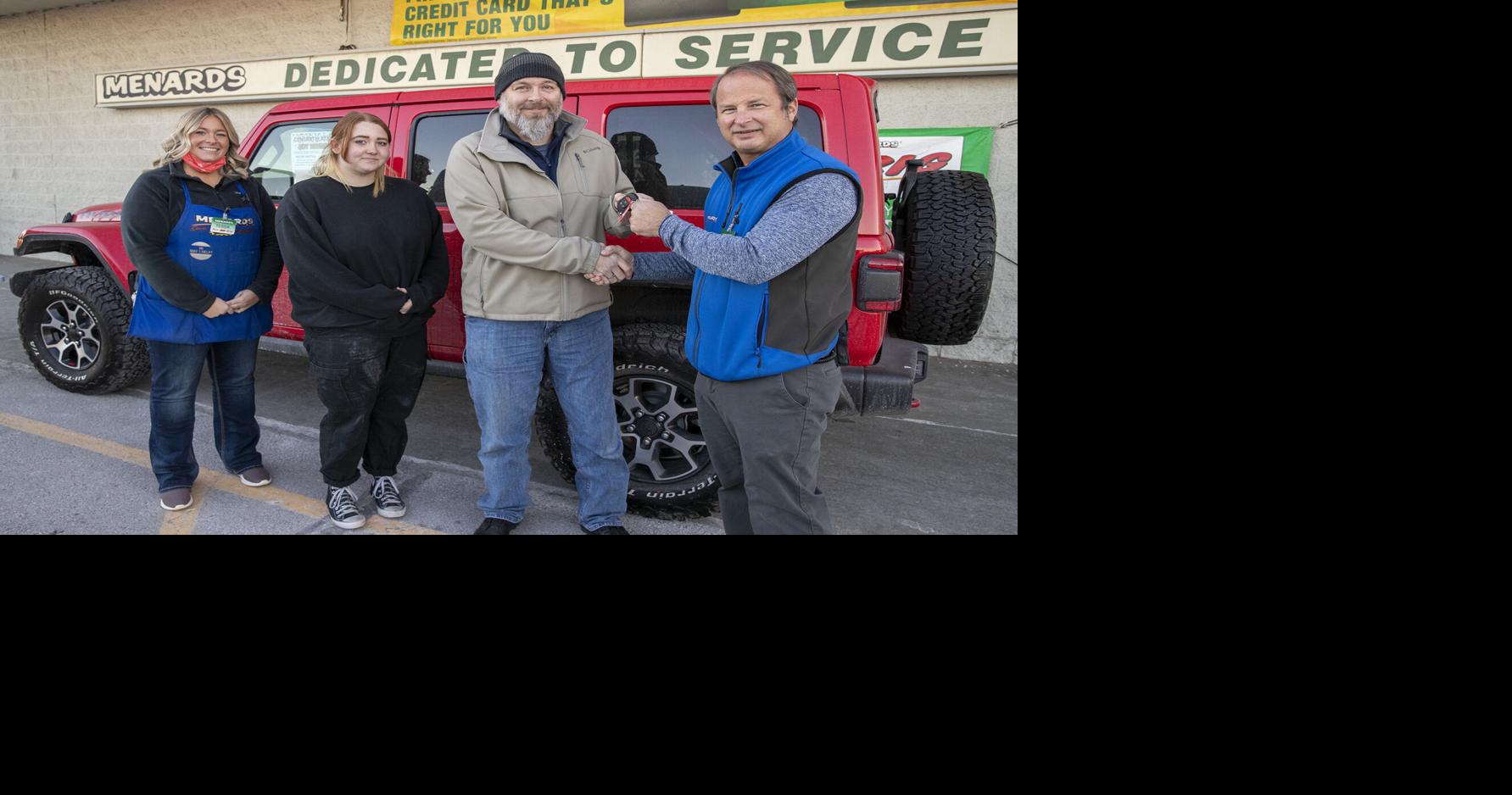 Reumann wins Jeep from Menards