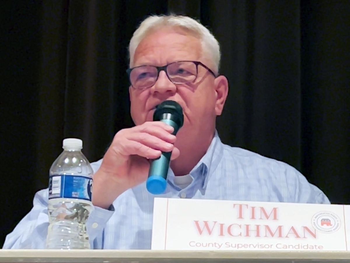 Wichman stresses leadership, history of tax cuts