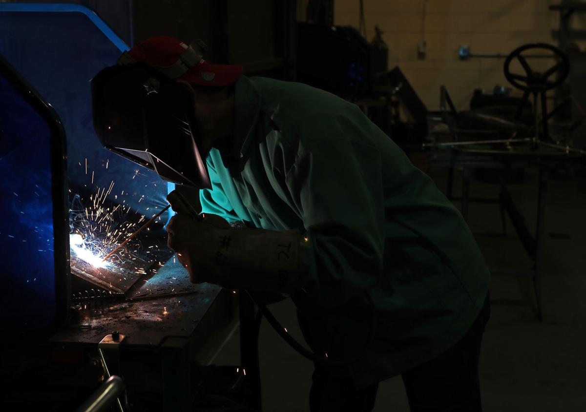 Photos: Students learn welding at Tucker Career Center