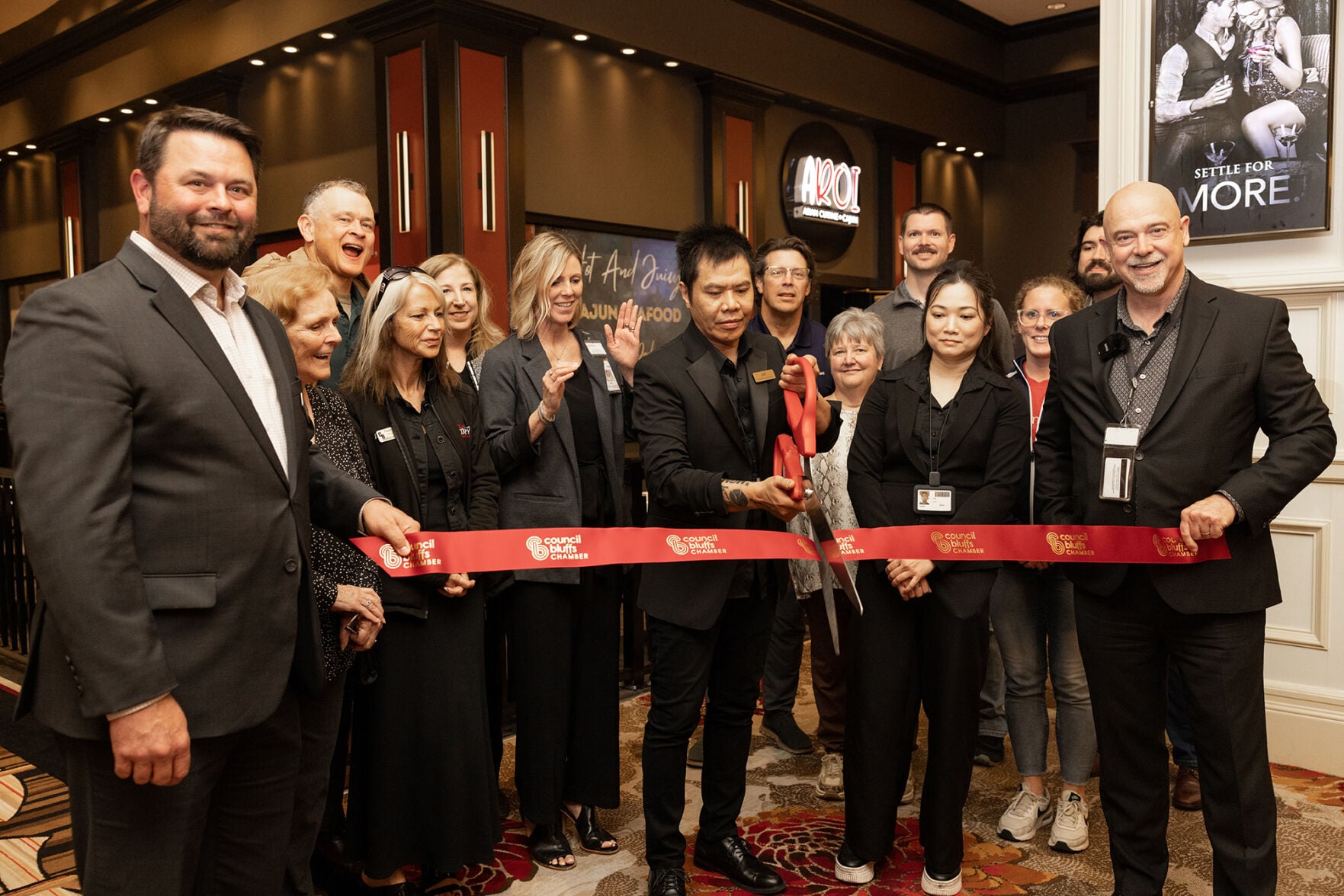 Aroi holds ribbon-cutting at Horseshoe Casino Council Bluffs