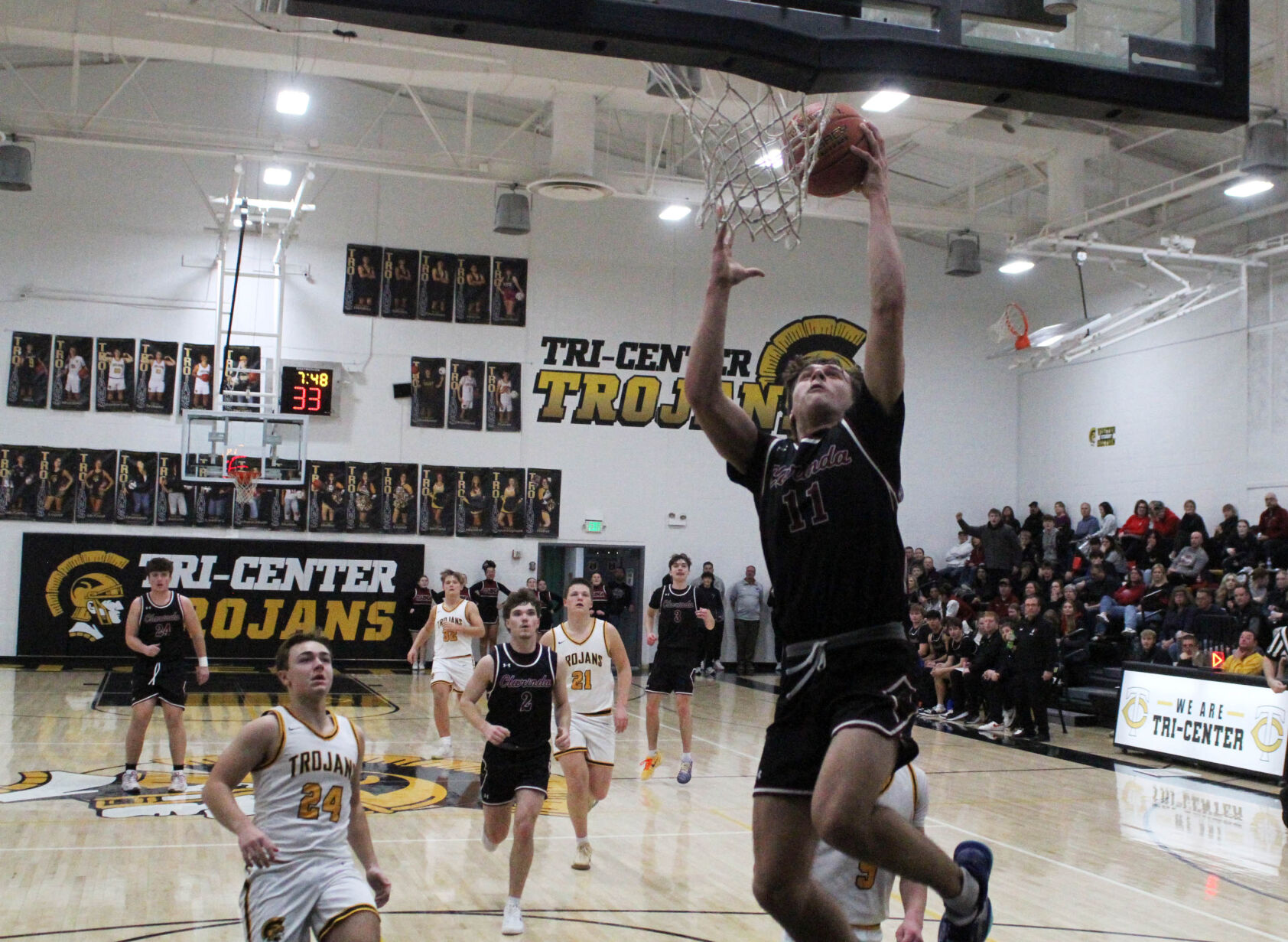 Seven scenes from 2A No.4 Tri-Center's win over Clarinda