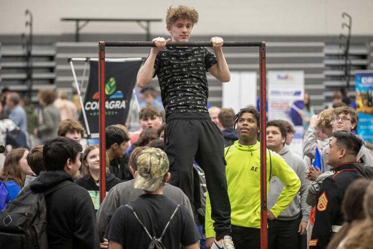 Students learn about career pathways at Lewis Central High School event