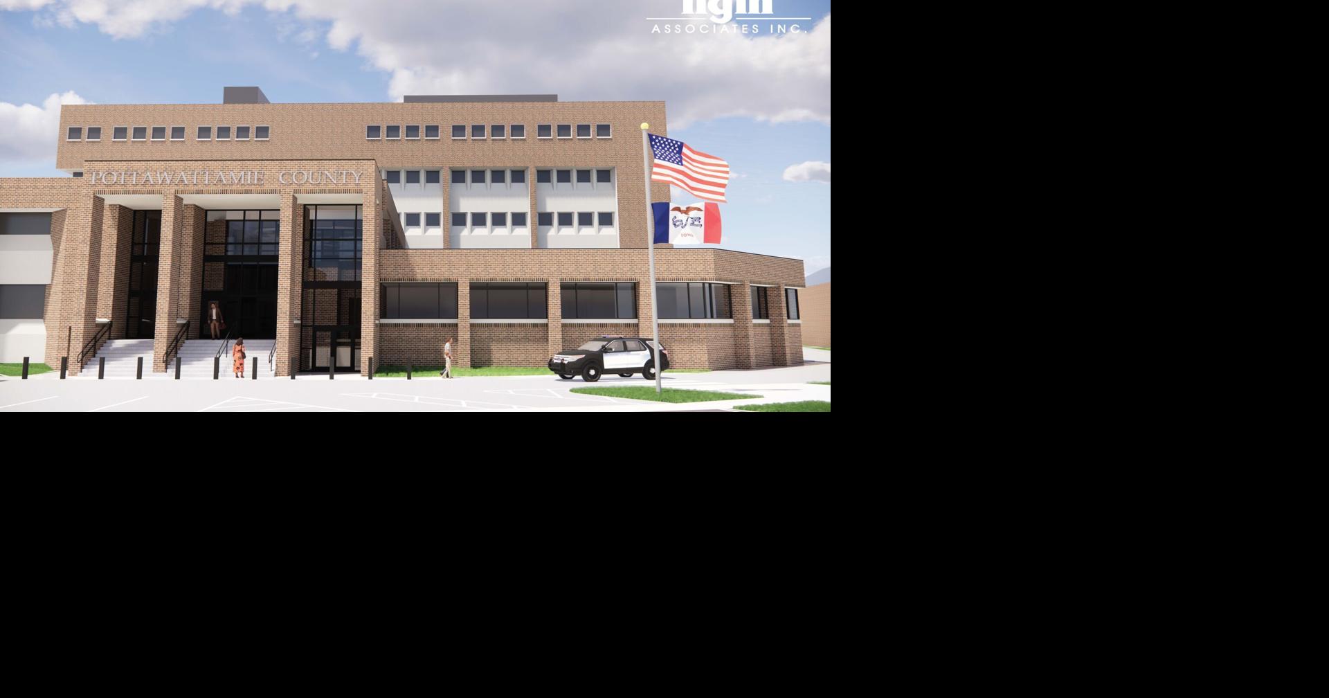 Pottawattamie County Courthouse addition nearly complete