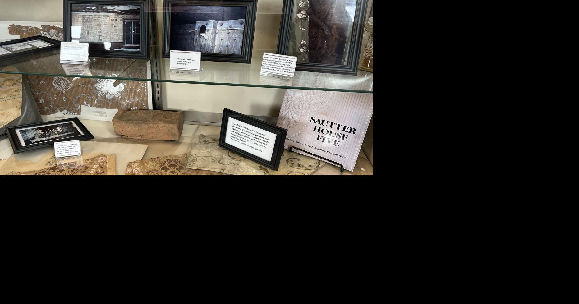 Learn the history of Sautter Farmhouse at library display