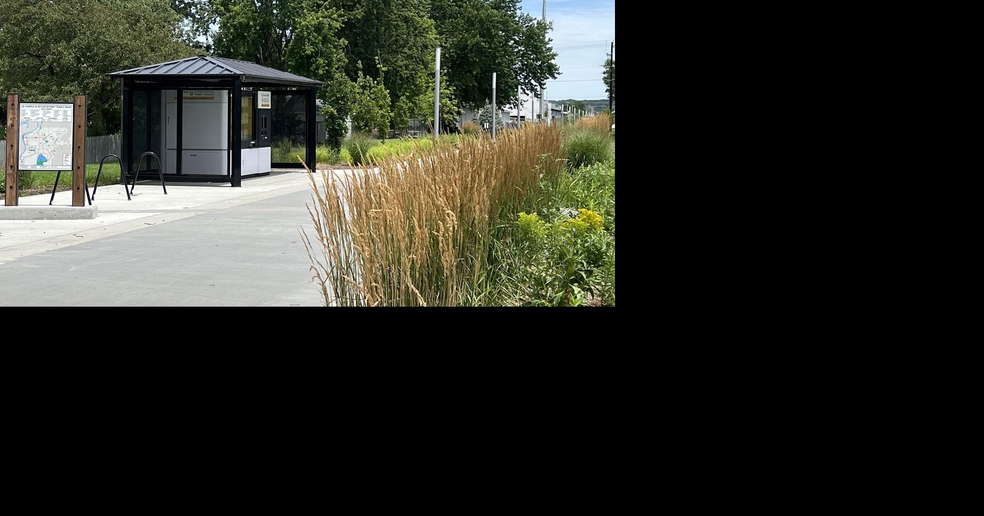Council Bluffs Public Library kiosk at Cochran Park now open