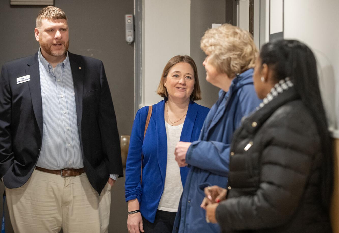 Iowa Attorney General Brenna Bird tours Children's Square