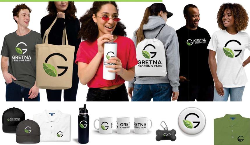 Gretna Crossing Park gets its logo