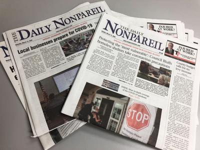 A message from The Daily Nonpareil to readers regarding COVID-19