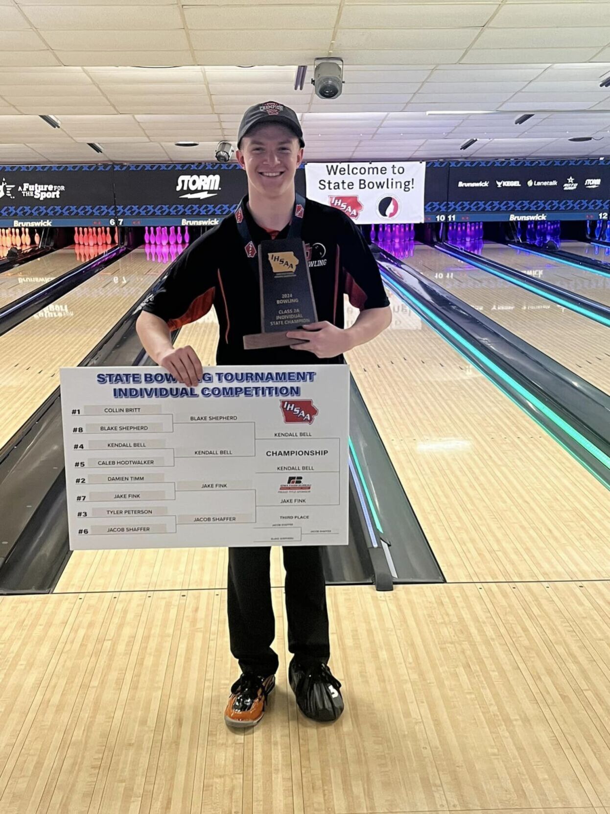 Kendall Bell Makes History as Class 2A State Bowling Individual ...