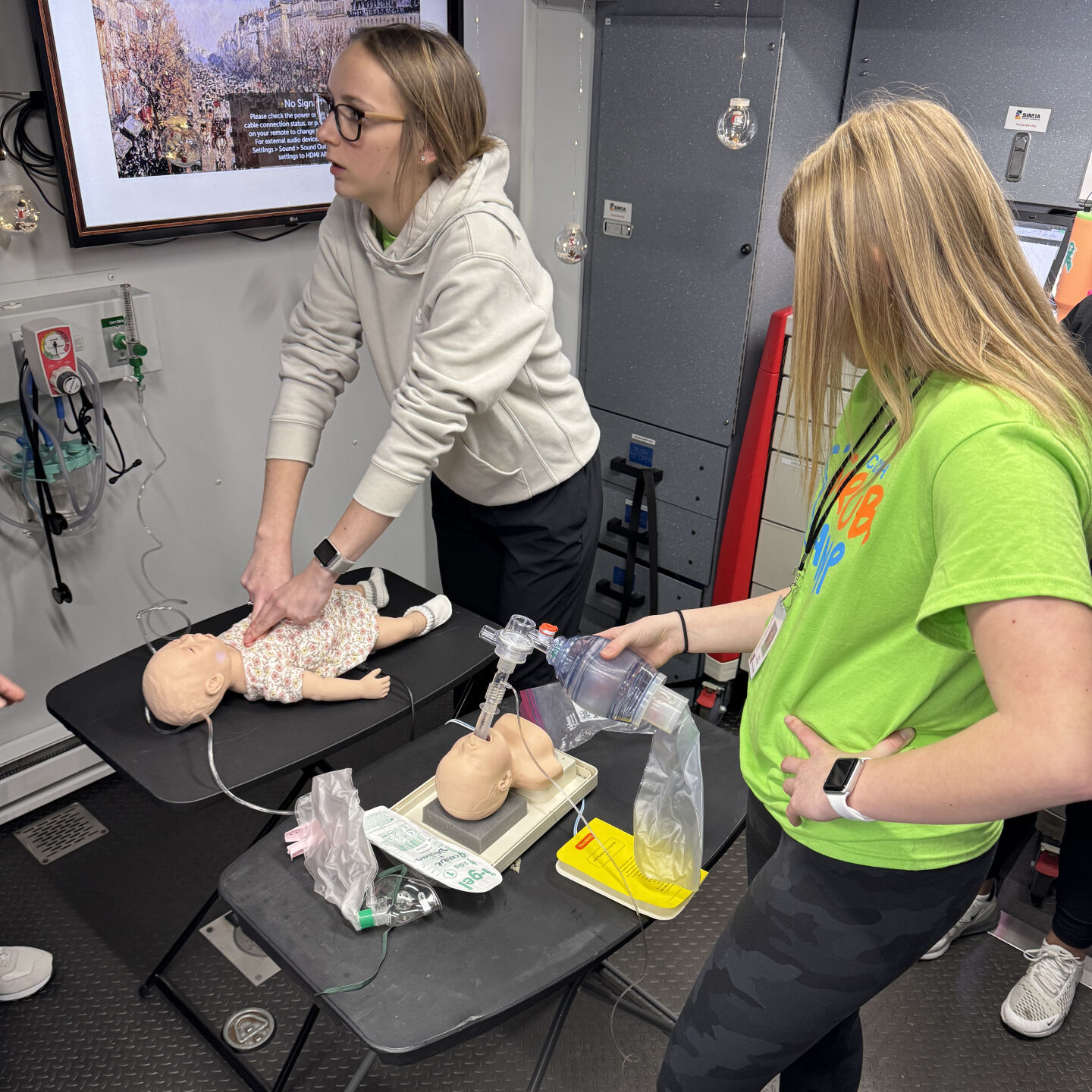 UI College of Nursing simulator stops by Denison hospital